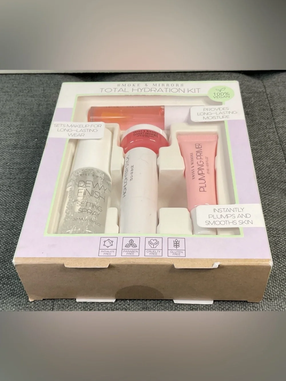 Smoke & Mirrors | Makeup | Smoke Mirrors Total Hydration Kit 5pc Vegan ...